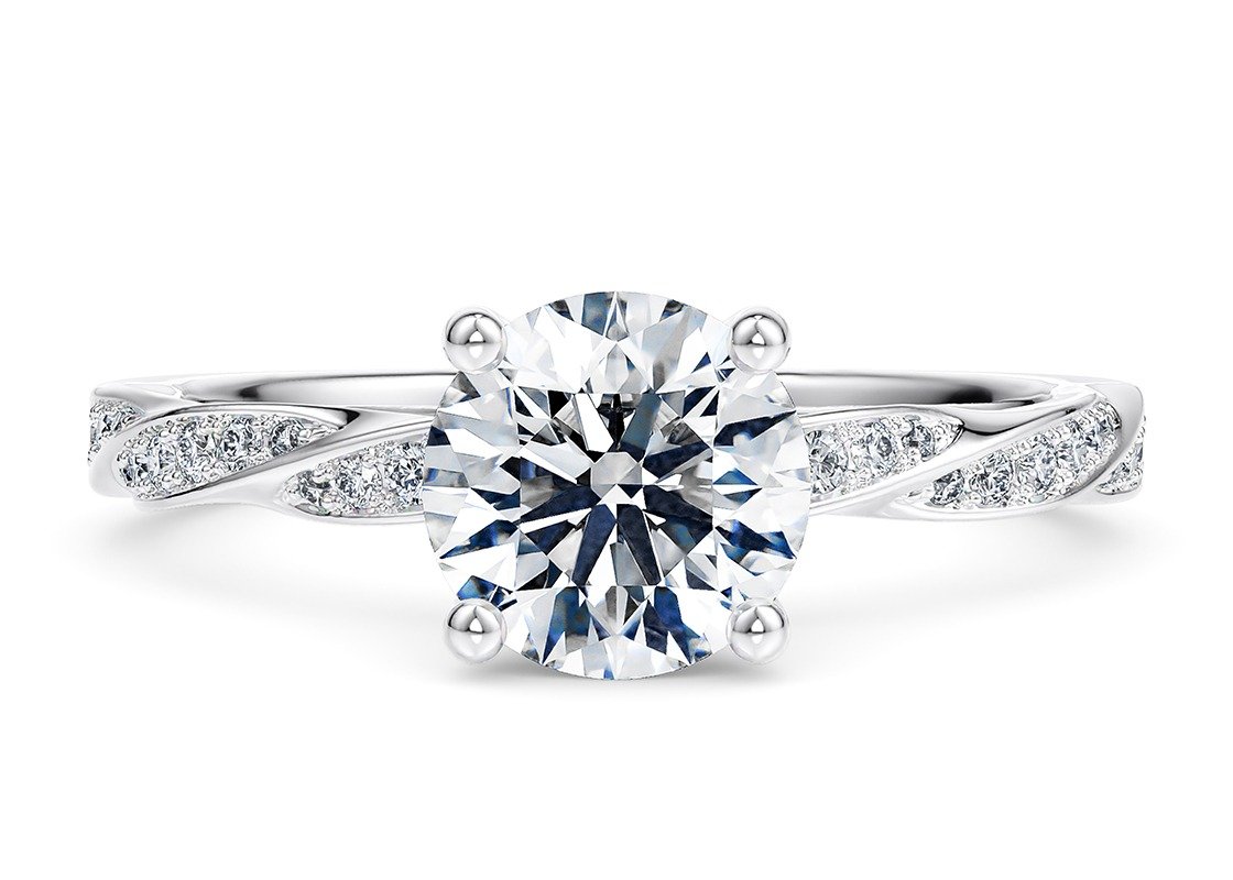Buy Round Twisted Ring - Davara Jewelry